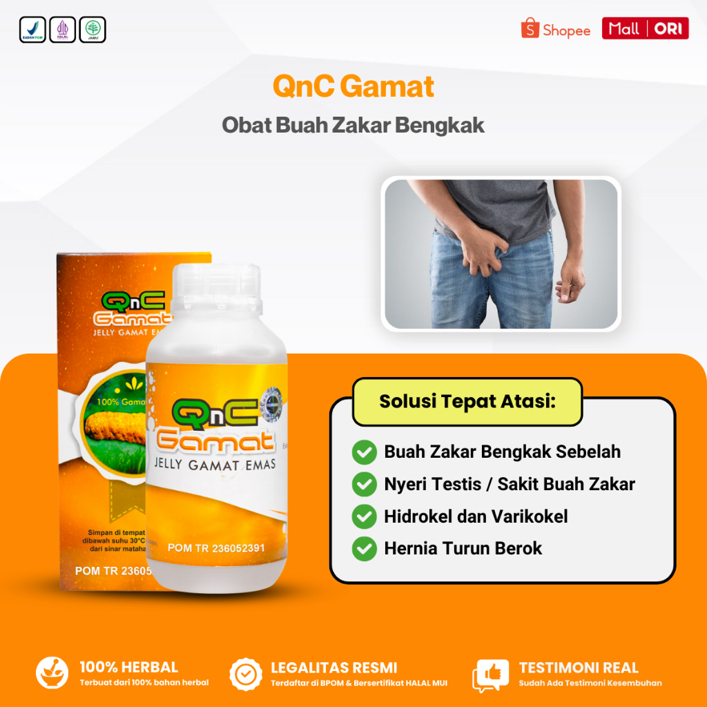 Jual Obat Hidrokel, Buah Zakar Bengkak, Biji Zakar Turun Besar Sebelah, Sakit Buah Zakar, QnC ...