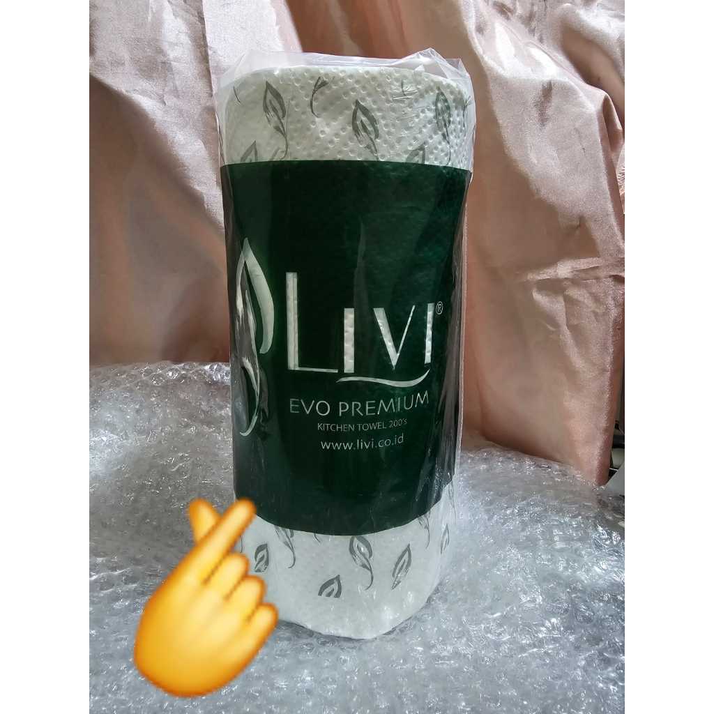 Jual LIVI EVO PREMIUM KITCHEN TOWEL ROLL 200's TISSUE TISU HANDUK DAPUR ...