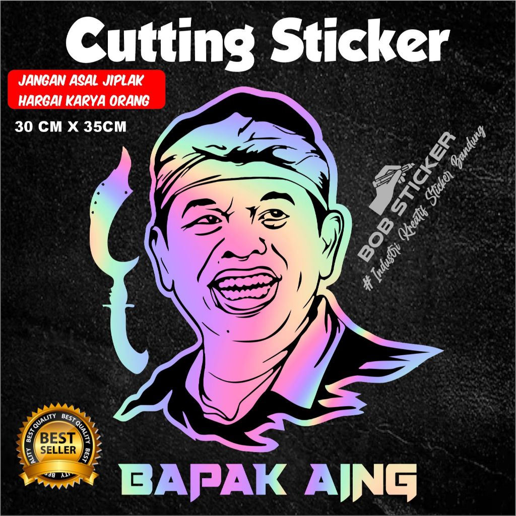 Jual Cutting stiker Dedi Mulyadi Hologram / KDM / Kang Dedi | Shopee ...