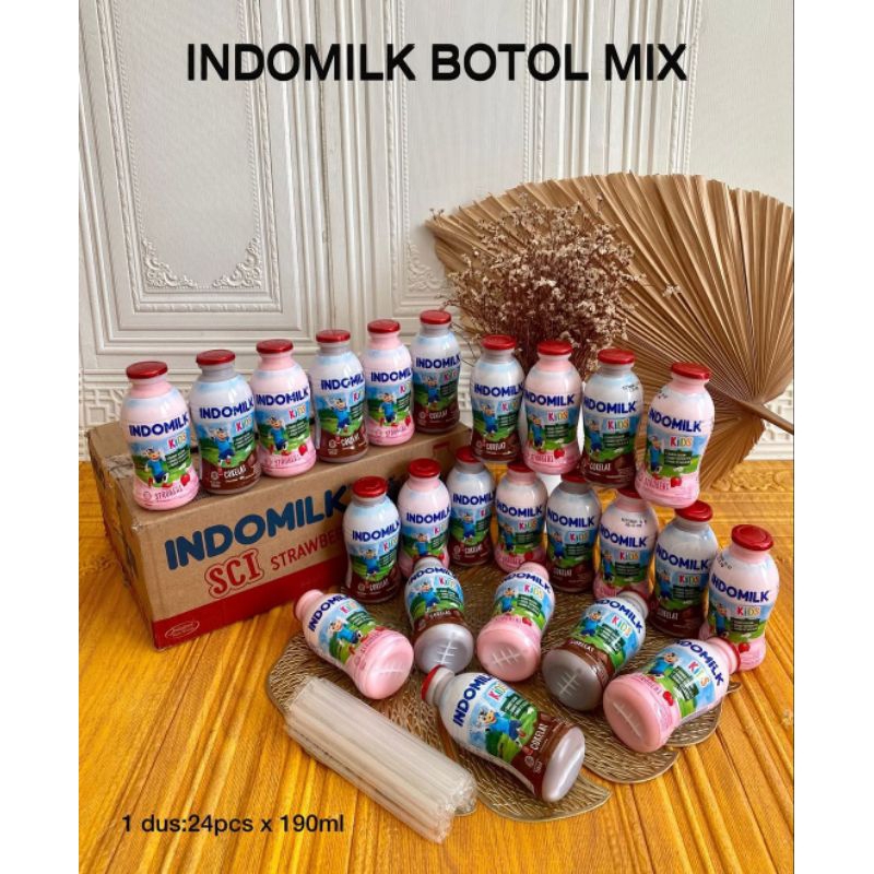 Jual susu indomilk botol 180 ml | Shopee Indonesia
