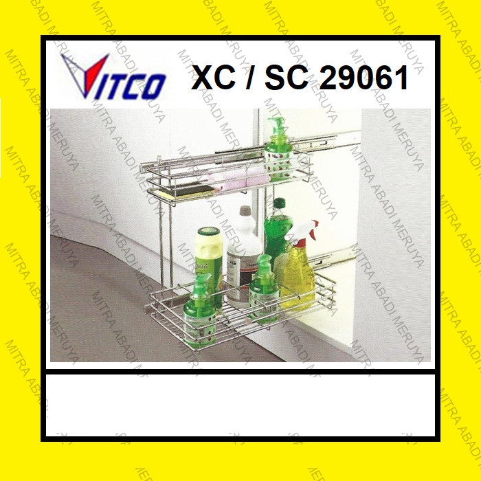 Jual VITCO XC SC 29061 Rak Botol Dalam Kitchen Set Dapur Model Tarik ...