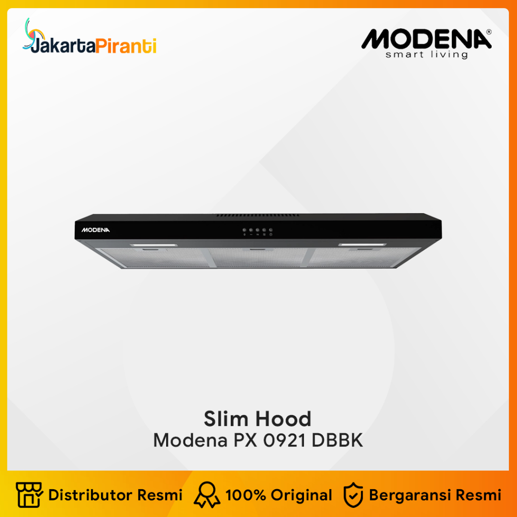Jual Modena Penghisap Asap Dapur Cooker Hood Slim PX 0921 DBBK 90cm ...
