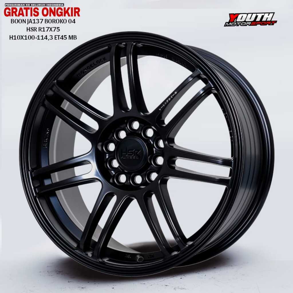 Jual Velg r17 hsr boon cocok untuk new xenia all,veloz,hr-v,xpander,ertiga,inova dll | Shopee ...