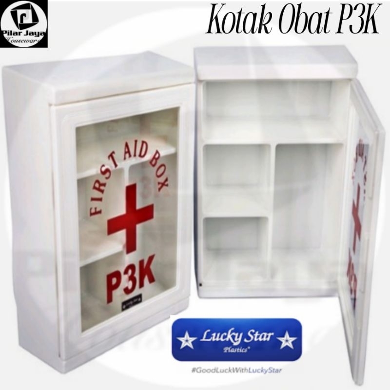 Jual Kotak Obat P3K/Box P3k Luckystar | Shopee Indonesia