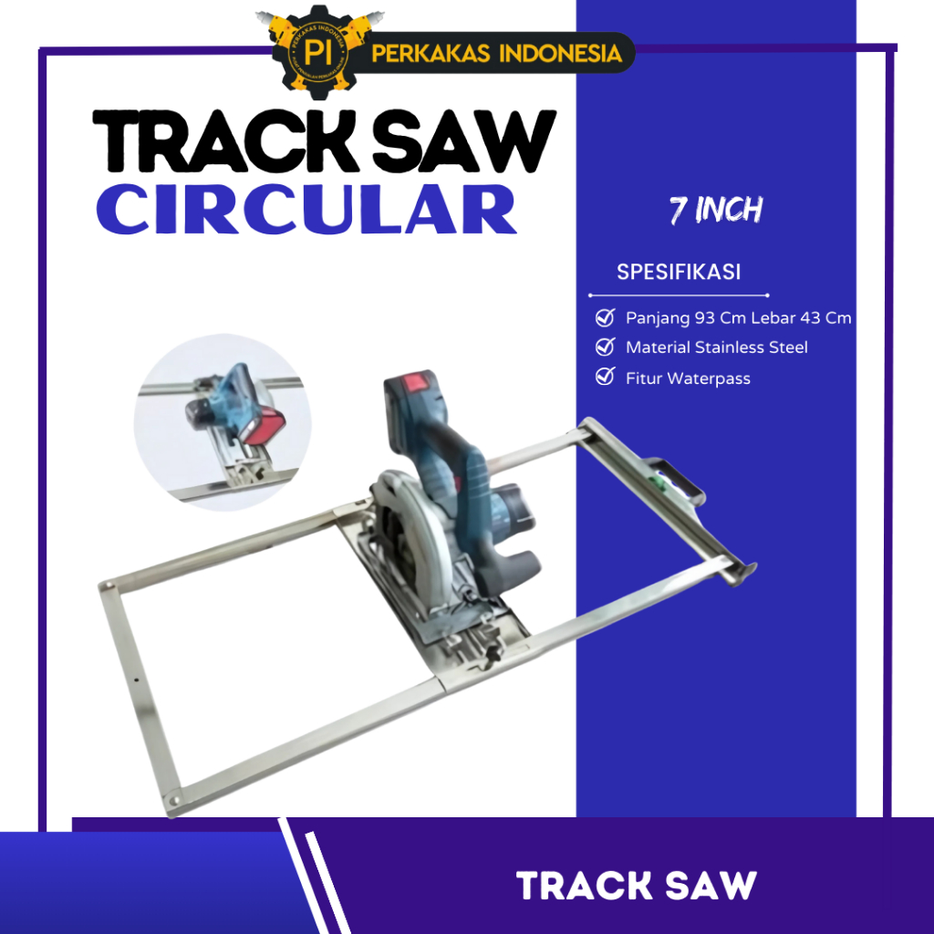 Jual Frame Multi Cutting Track Saw Jig Circular Saw Guide 7 Inch ...