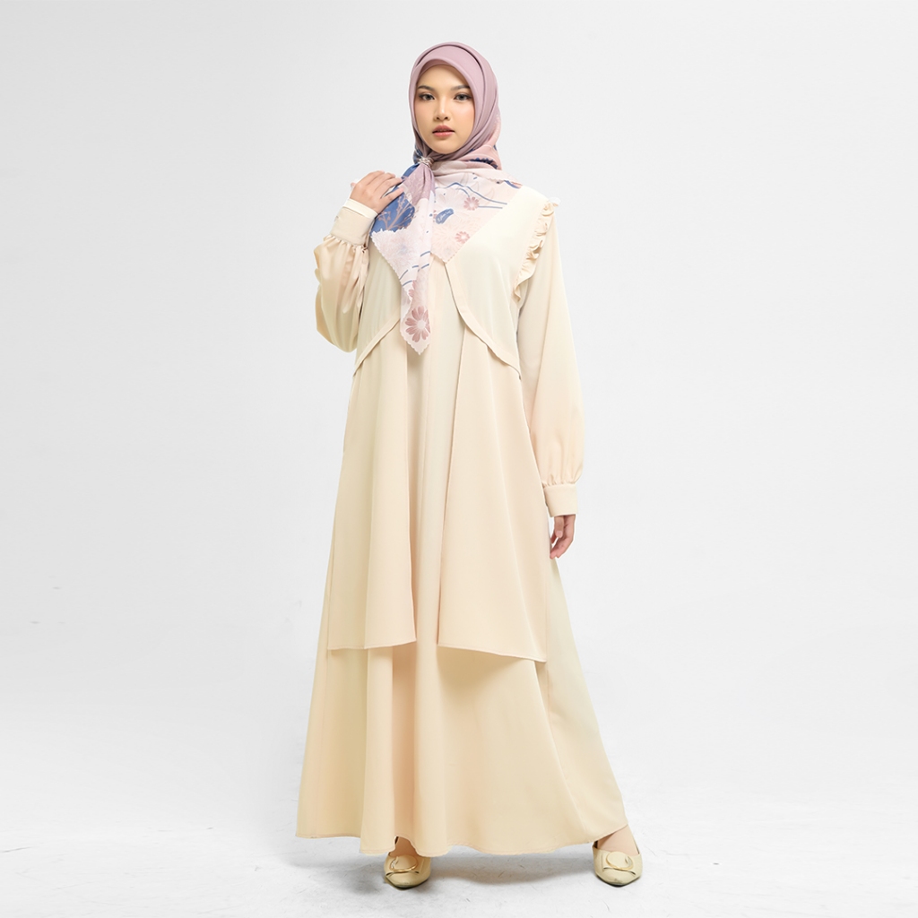 Jual Rabbani - Gamis Lengan Panjang Dresslim Elora | Shopee Indonesia
