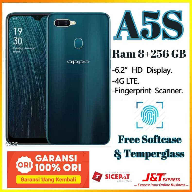 Jual Hp OPPO A5S RAM 8+256GB 4G LTE Garansi 1 Tahun Grosir | Shopee ...