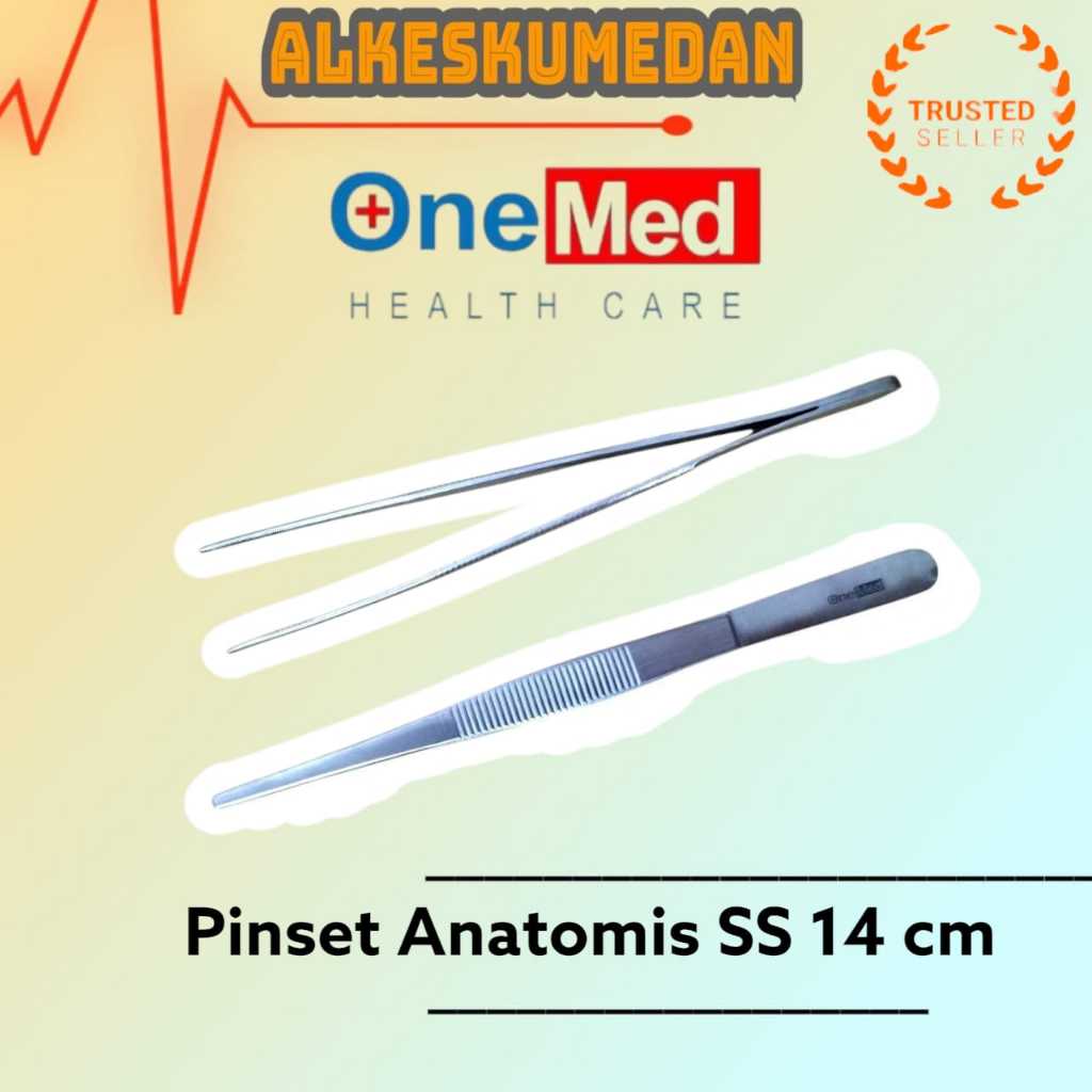 Jual PINSET ANATOMIS SS 14 CM ONEMED | Shopee Indonesia