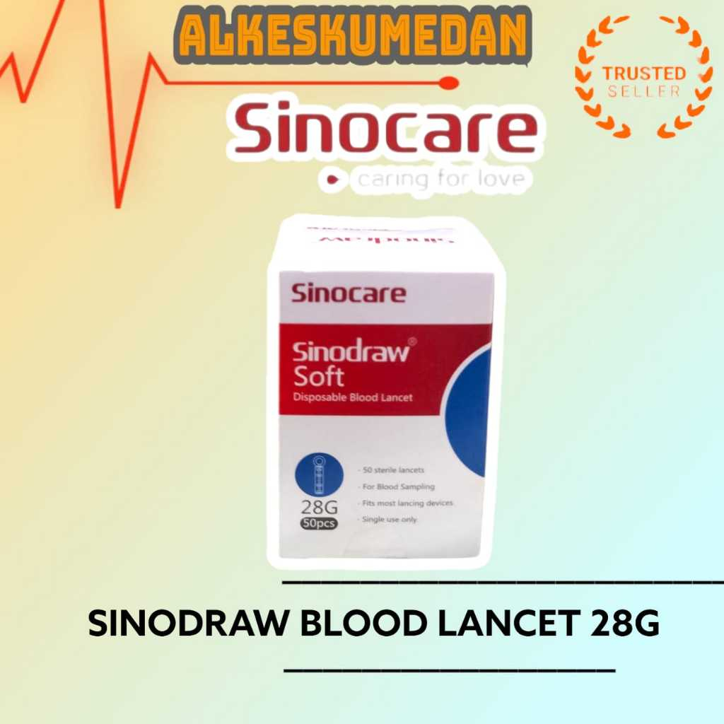 Jual BLOOD LANCET SINODRAW SINOCARE 28G | Shopee Indonesia