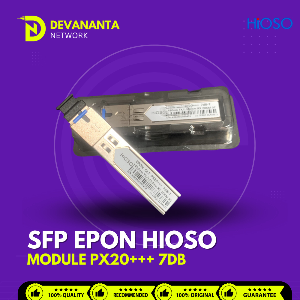 Jual SFP EPON - HIOSO - Epon SFP Module 7dB 8dB 9dB | Shopee Indonesia