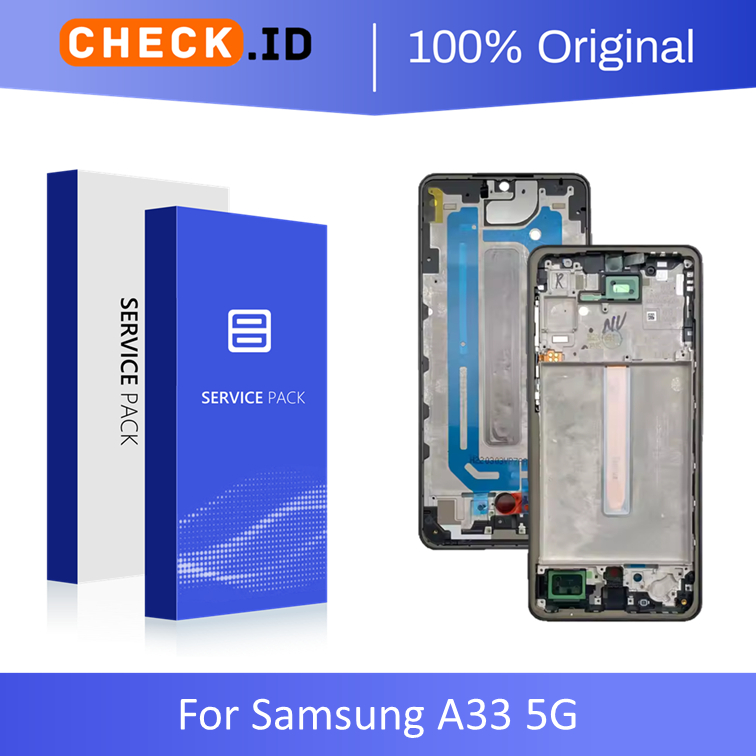 Jual [ CHECK.ID ] MIDDLE FRAME RANGKA TULANG LCD SAMSUNG A33 5G ...