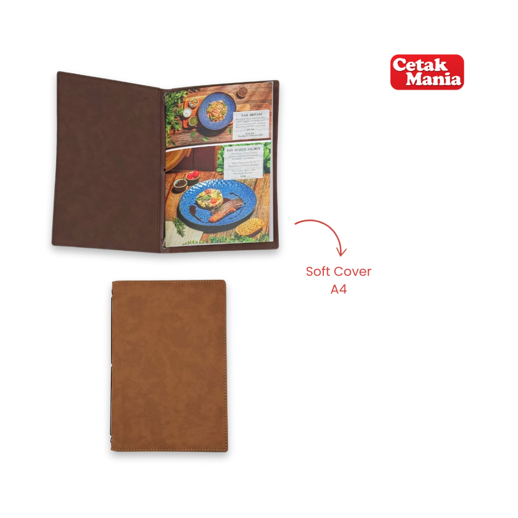 Jual Buku Menu Kulit - Soft Cover Menu - Isi Kertas A4 - Cover Menu ...