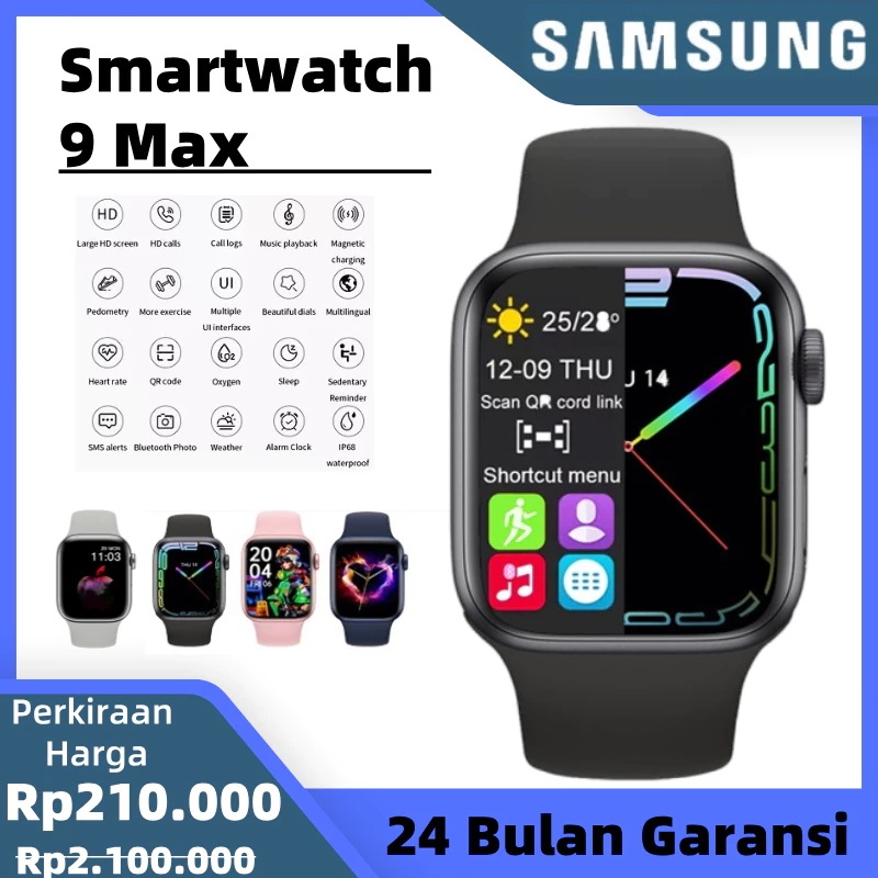 Jual Samsung Smartwatch 9 Pro Max | SmartWatch 2025 Baru | Panggilan ...