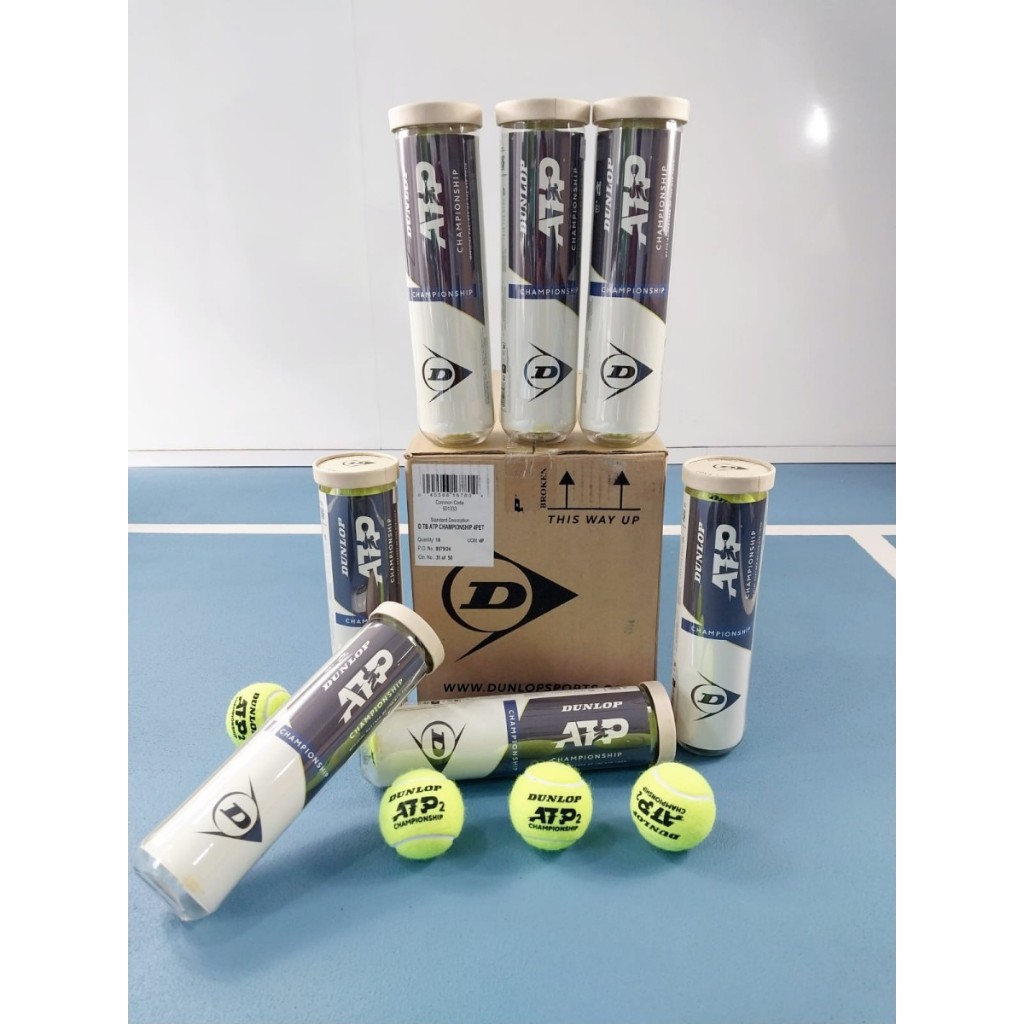 Jual Bola Tenis Dunlop ATP Championship (1 Dus) | Shopee Indonesia