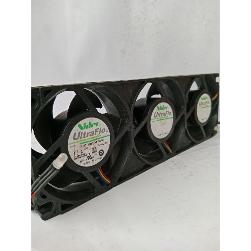 Jual kipas Fan DC Triple 12V 3A Nidec UltraFlo High Speed Cooling Fan 8CM | Shopee Indonesia