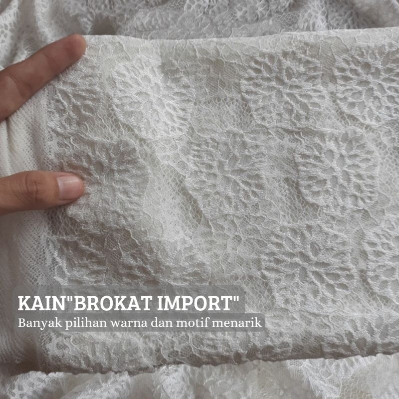 Jual kain brokat meteran | Harga/50cm | kain brokat katun | kain brokat ...