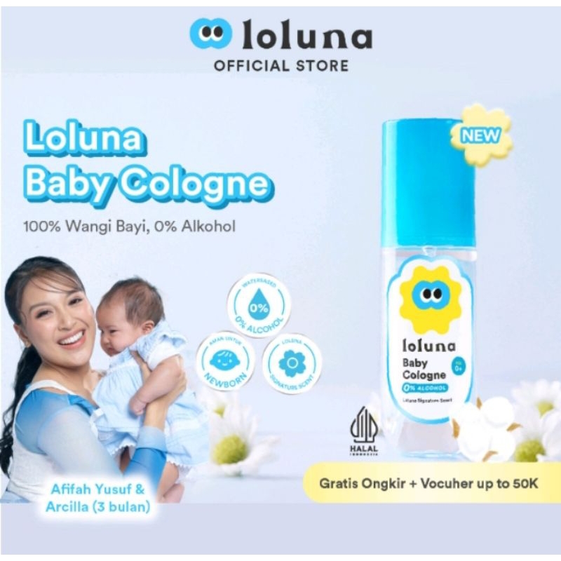 Jual Loluna Baby Cologne 100ml | Parfum Bayi | Shopee Indonesia