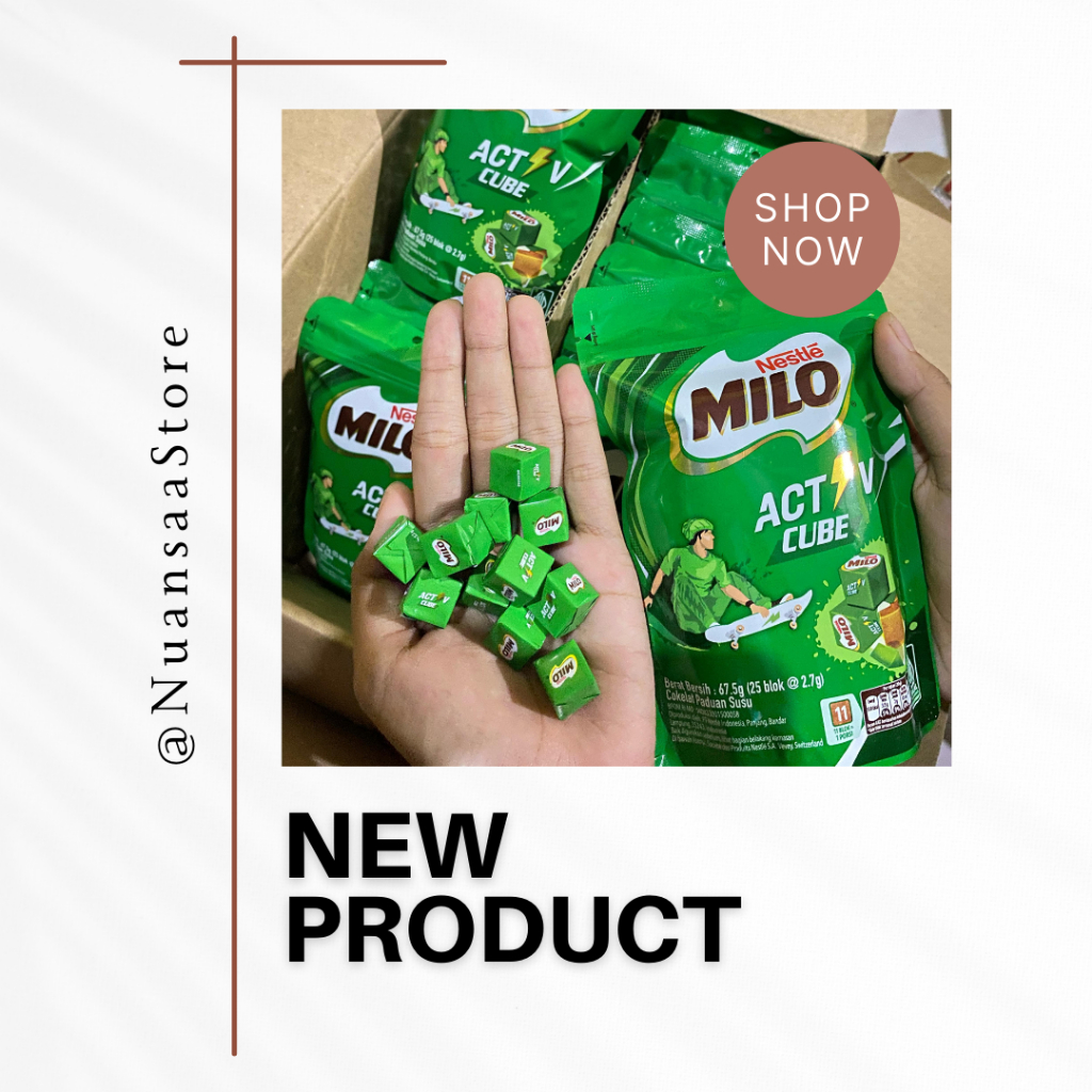 Jual Nestle Milo Activ Cube 25 Pcs | Shopee Indonesia