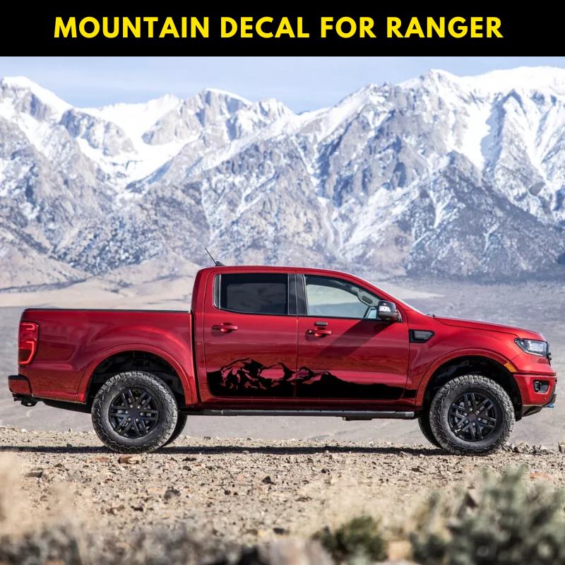 Jual Sticker Decal Mobil Ford Ranger XLT XLS Wildtrak Mountain Ver ...