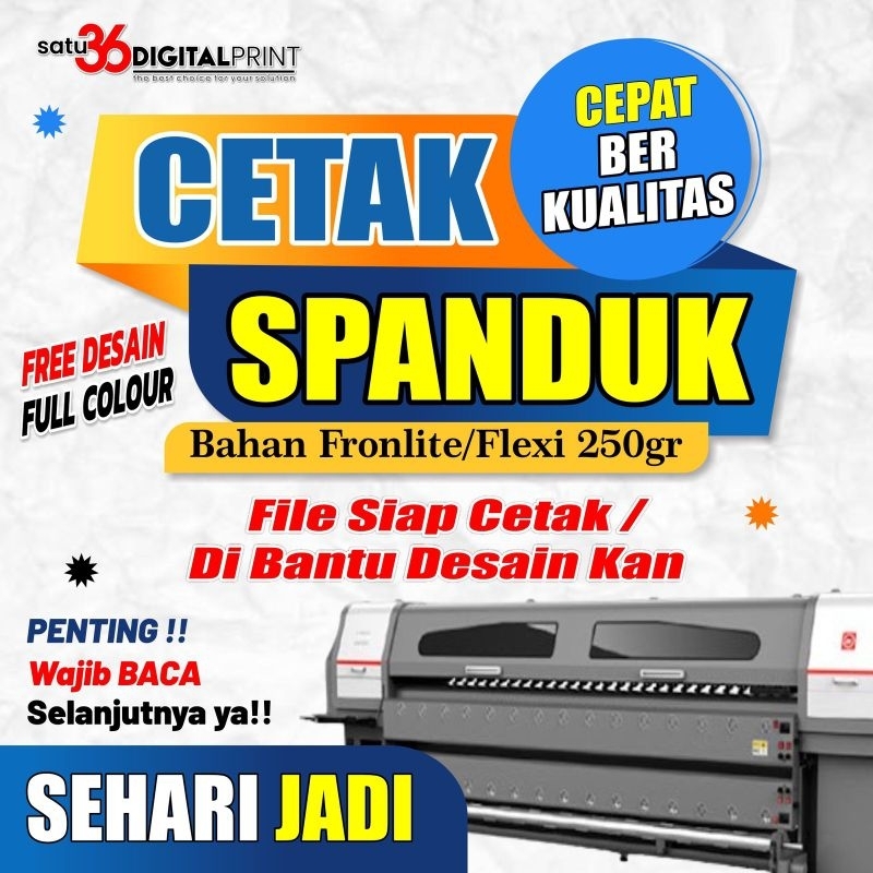 Jual BIKIN CETAK SPANDUK/BANNER BALIGHO BERKUALITAS 280G | Shopee Indonesia