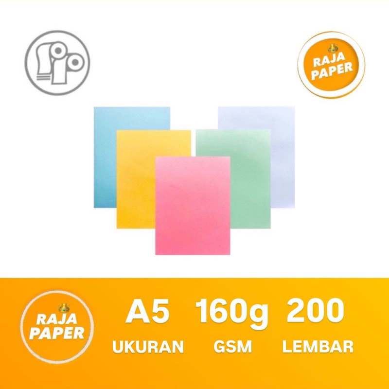 Jual Kertas Brief Card Ukuran A5 200 Lembar 160 Gsm Gr Gram By Parisindo ( 148 Mm x 210 Mm ...