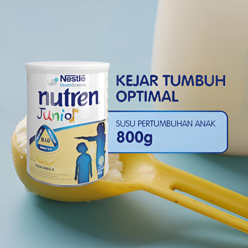 Jual NESTLE Nutren Junior Susu Pertumbuhan Vanila 1-10 tahun Kaleng ...