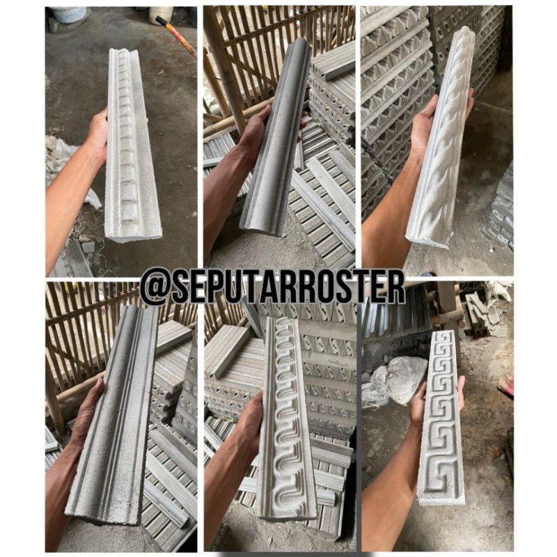 Jual Lis Profil Beton, Lisplang Beton, Ornamen Profil ,Tiang Profil ...