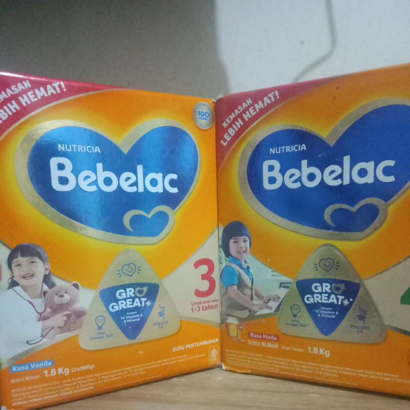Jual susu formula bebelac 3 dan 4 1800g | Shopee Indonesia