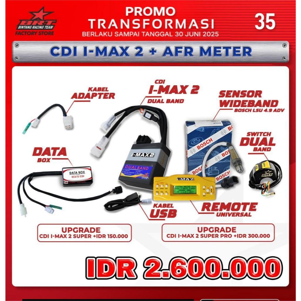Jual Brt Cdi i-Max 2 + AFR Meter Remote Universal | Shopee Indonesia