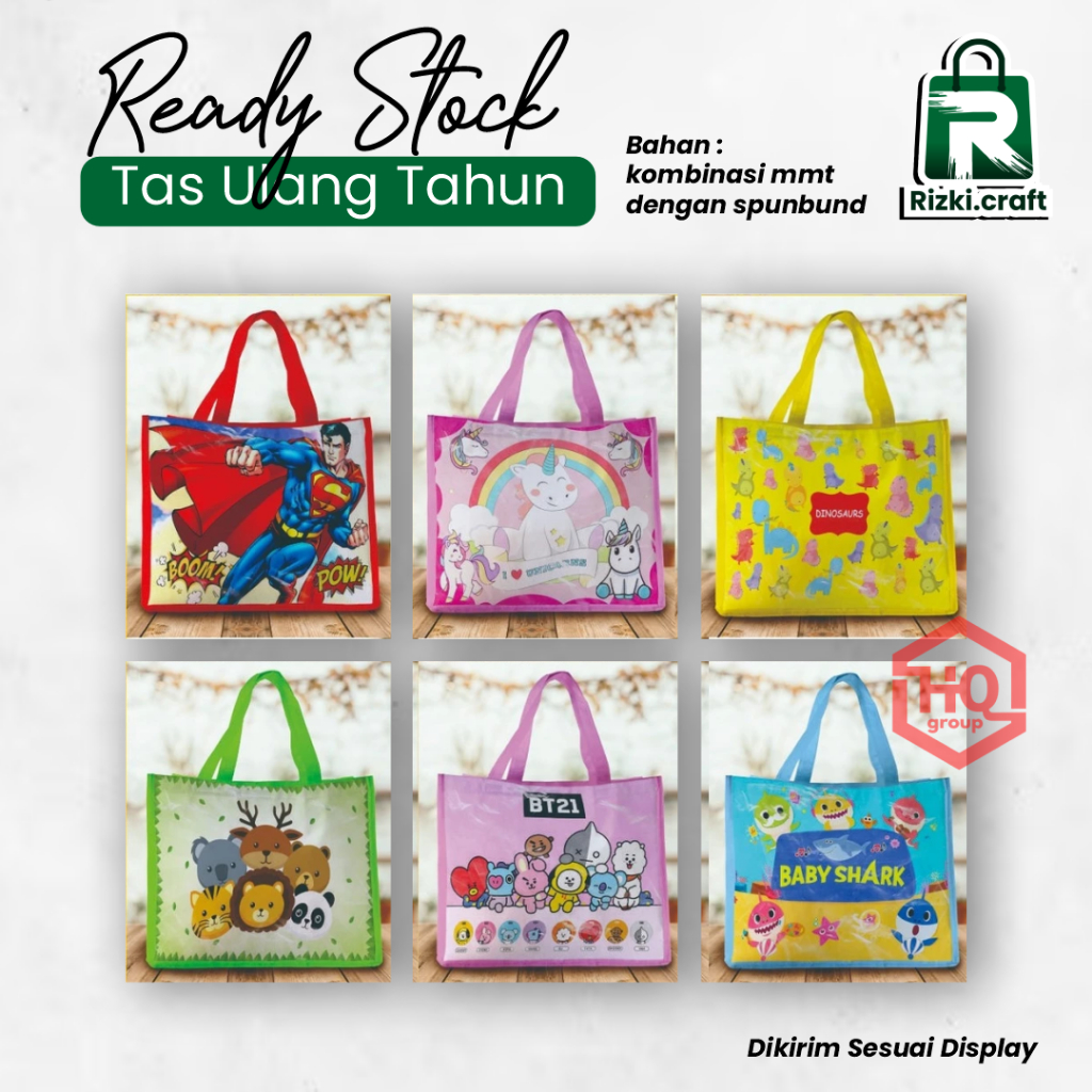 Jual MMT/TAS ULANG TAHUN/TAS SOUVENIR/HAMPERS/TAS MURAH/GOODIE BAG/TAS ...