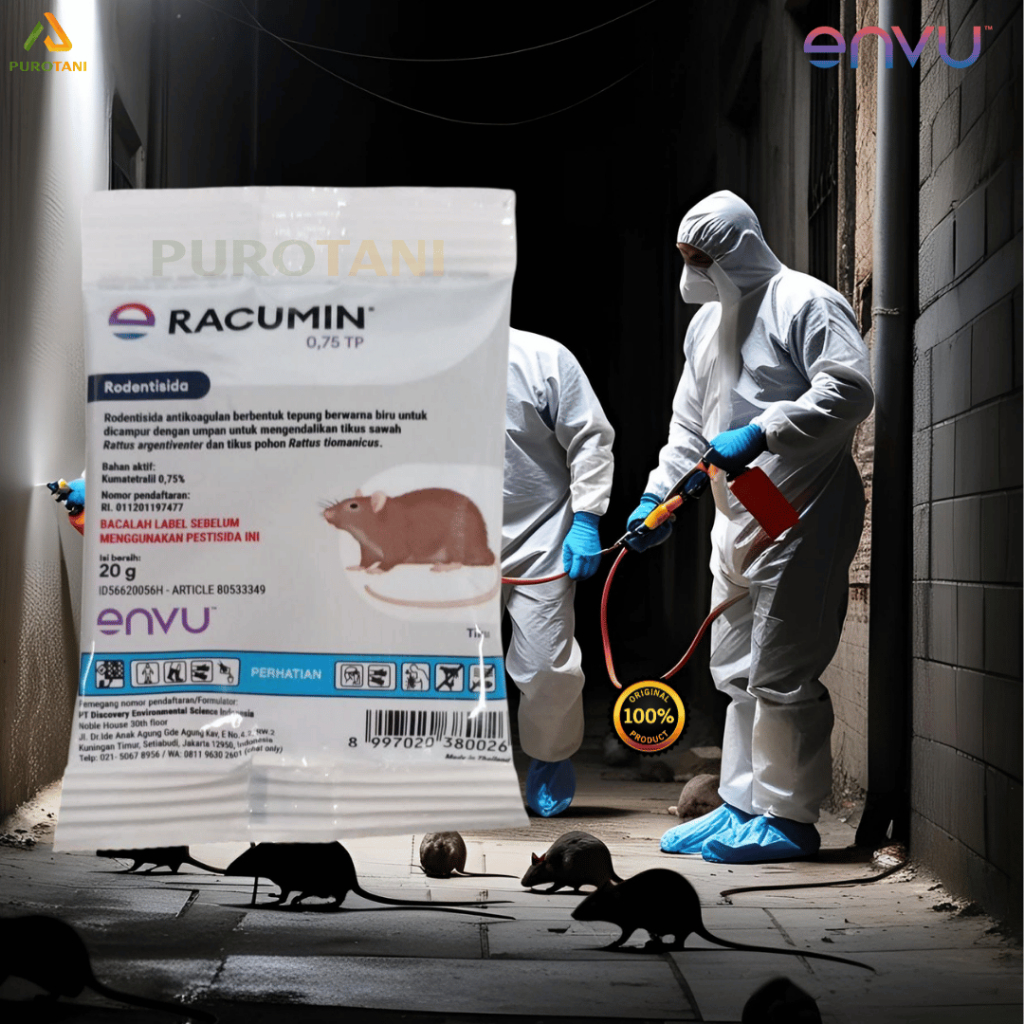 Jual Racun Tikus Bubuk Pembasmi Tikus Rumah Racumin 0.75 TP Powder ...