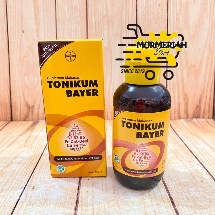 Jual TONIKUM BAYER Botol 110 ml-Multivitamin,Mineral & Zat Besi ...