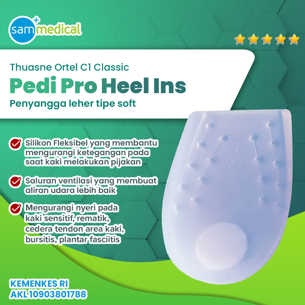 Jual Thuasne Pedi Pro Heel Ins / Insole / Bantalan Silicon Tumit ...