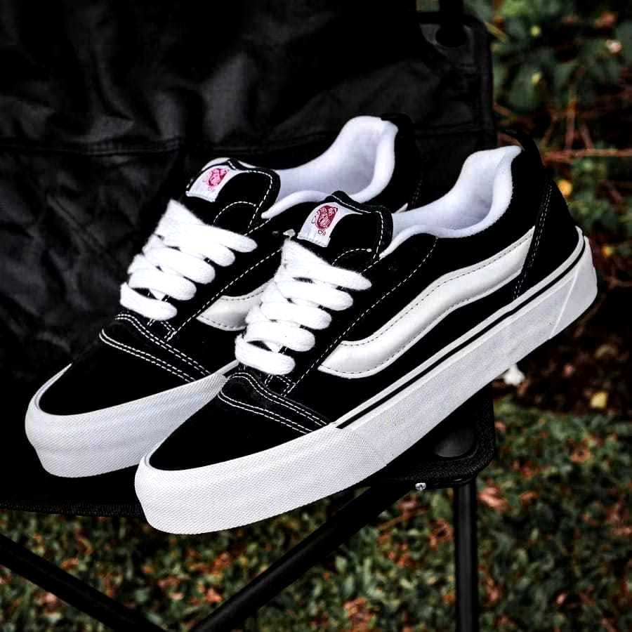 Jual SEPATU UNISEX VAN5 KNU SKOOL CLASSIC BLACK WHITE NBIB GRADE ...
