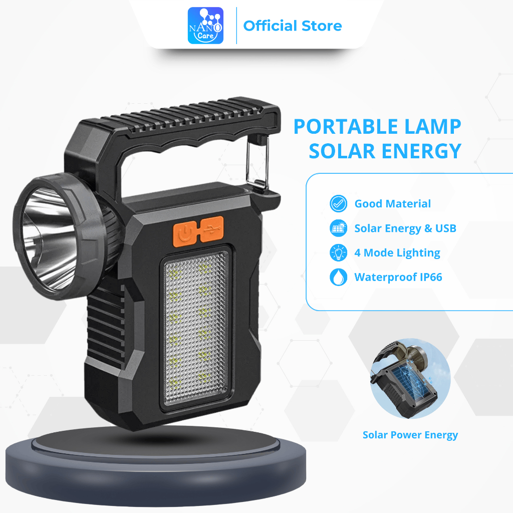 Jual Nano Care Portable Senter Solar Lampu Tenaga Surya Emergency ...