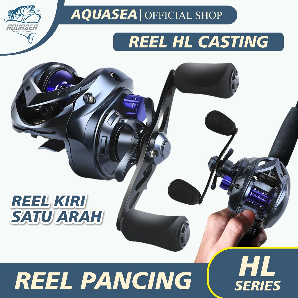 Jual AQUASEA - Reel Pancing Orca HL Casting Premium Katrol Korekan ...