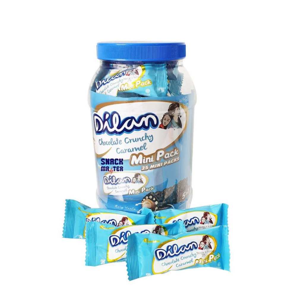 Jual Dilan Chocolate Crunchy Caramel JAR 237gr Wafer Karamel Salut ...
