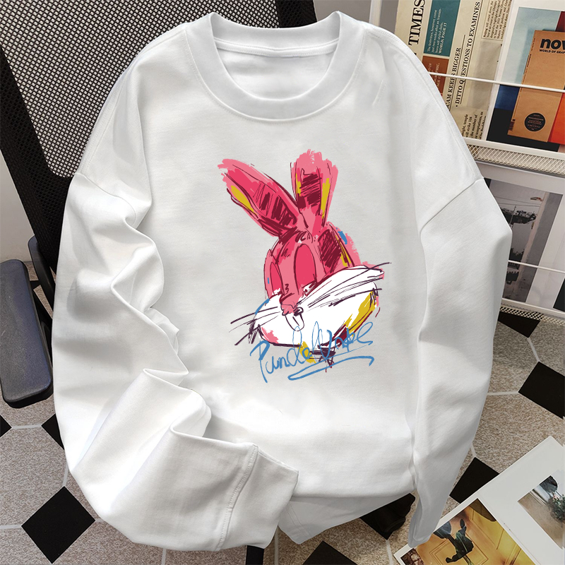 Jual Kaos Lengan Panjang Tangan Karet Korean Style Gambar Anak Kuning ...