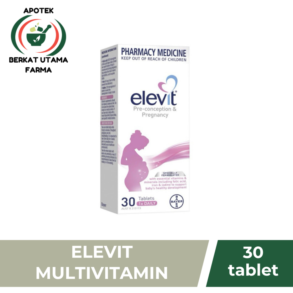 Jual ELEVIT MULTIVITAMIN PREGNANT - 30 TAB | Shopee Indonesia