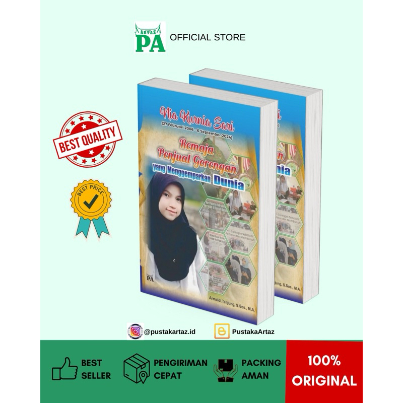 Jual Nia Kurnia Sari Remaja Penjual Gorengan Yang Menggemparkan Dunia ...
