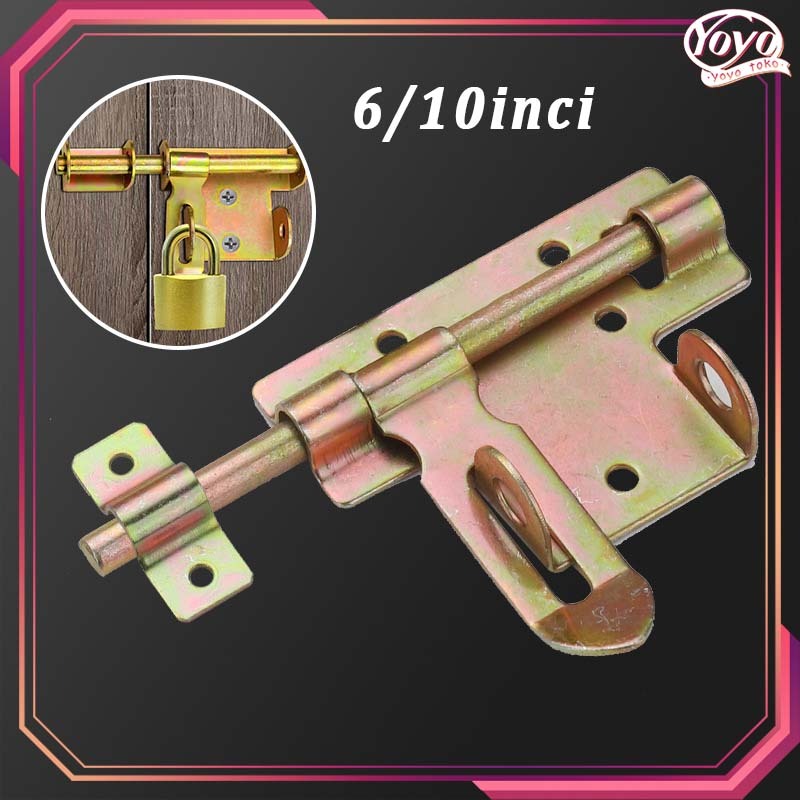 Jual Grendel Gembok Pintu Slot Grendel Pintu Besi Sliding Pintu Garasi ...