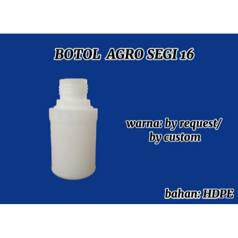 Jual BOTOL AGRO 100 ML SEGI 16 - BAHAN HDPE | Shopee Indonesia
