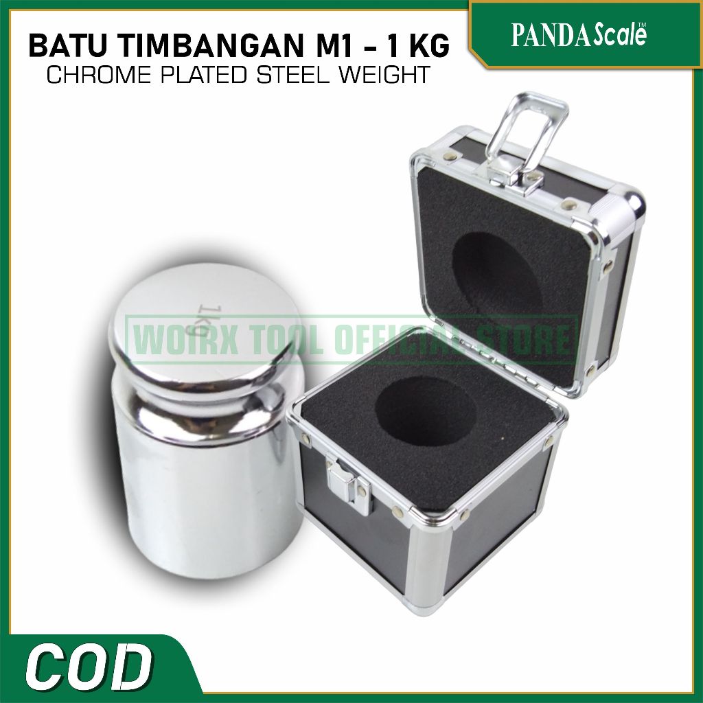 Jual PANDA SCALE Anak Batu Timbangan Class M1 1kg dengan BOX | Shopee ...