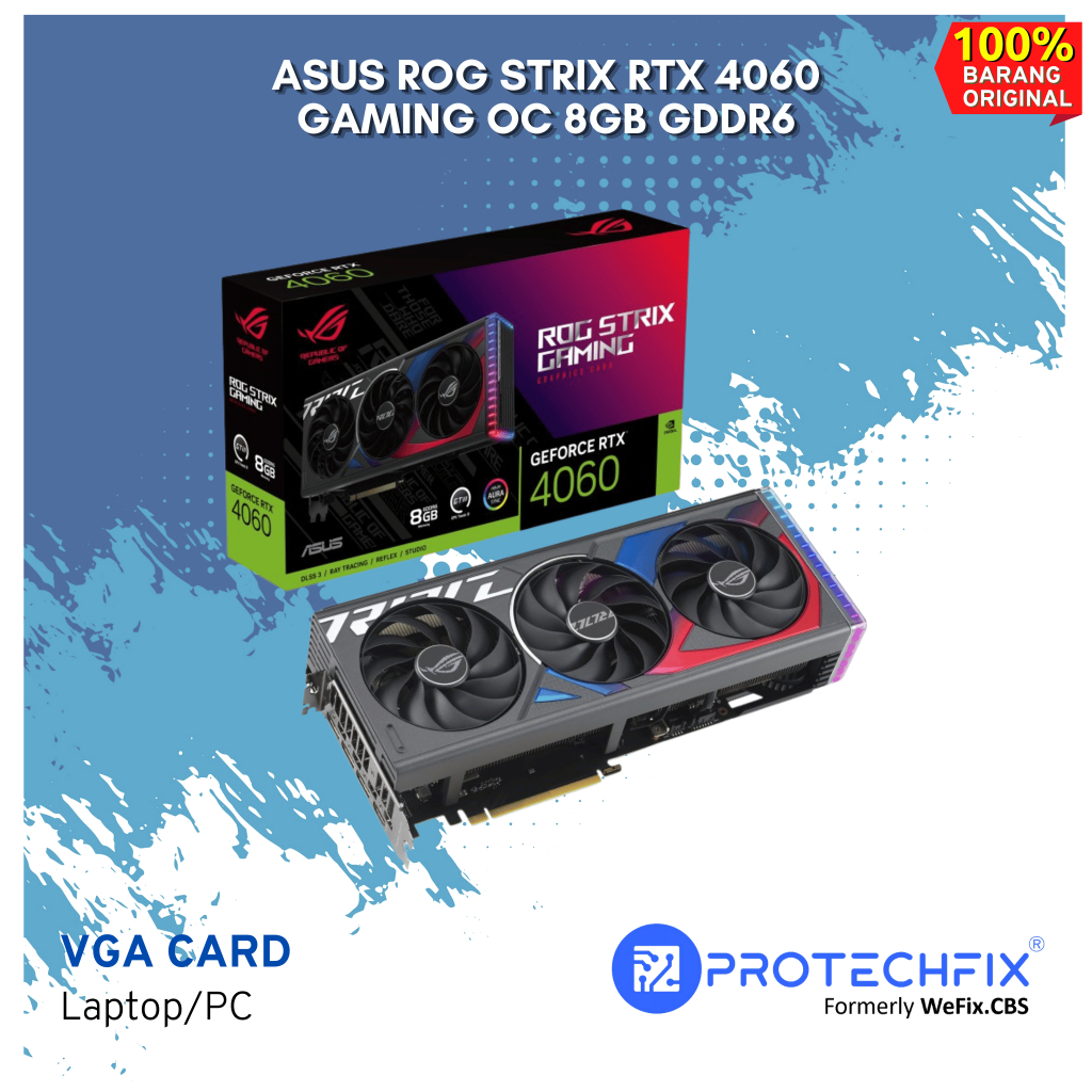 Jual VGA CARD ASUS ROG STRIX RTX 4060 GAMING OC 8GB GDDR6 | Shopee ...