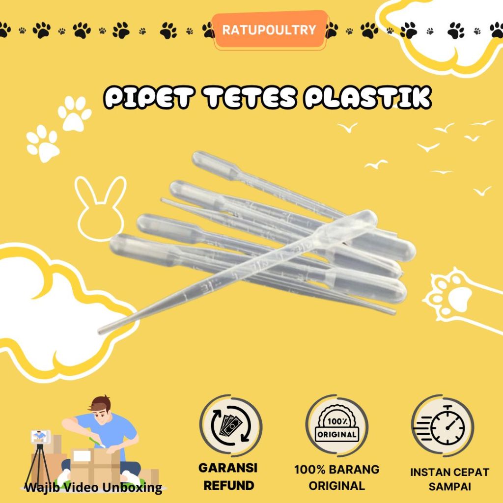 Jual PIPET TETES PLASTIK / PIPET PLASTIK / Pipet Tetes Alat ...