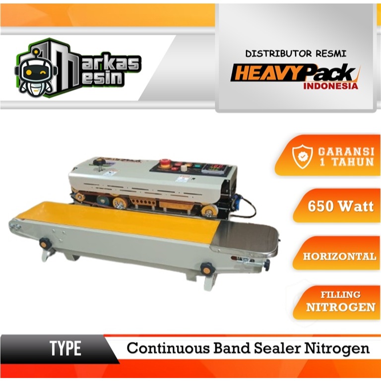 Jual Continuous Band Sealer Nitrogen Mesin Sealer isi Nitrogen ...