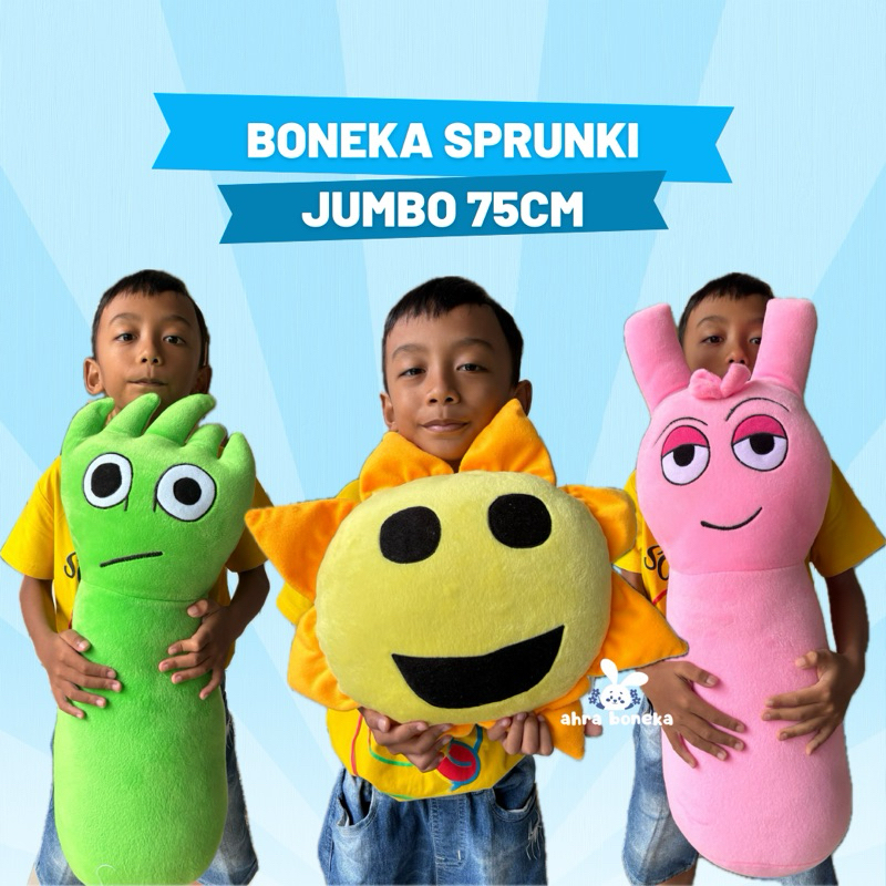 Jual Boneka Sprunki Jumbo 75cm Horor Plush Rhythm Box New Surrounding ...