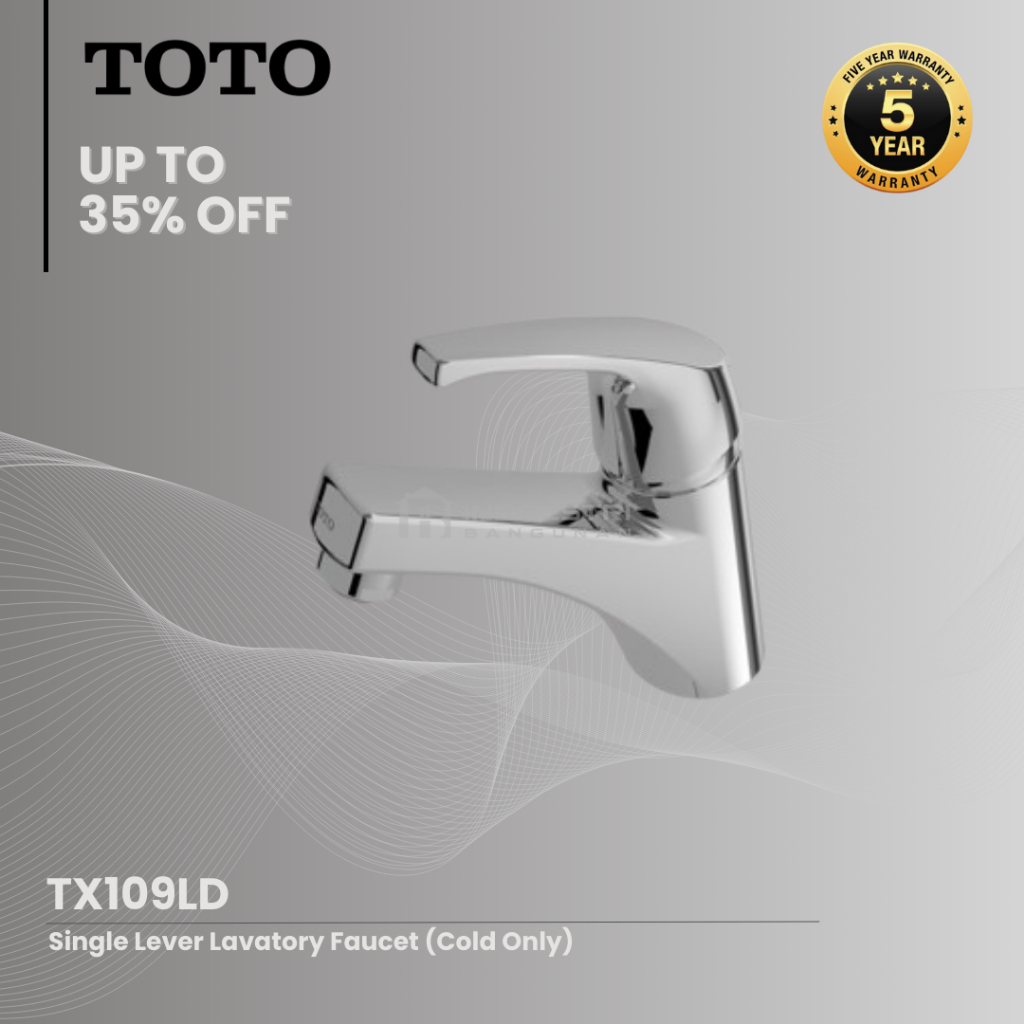 Jual Kran Wastafel TOTO TX109LD (Cold Only) | Shopee Indonesia
