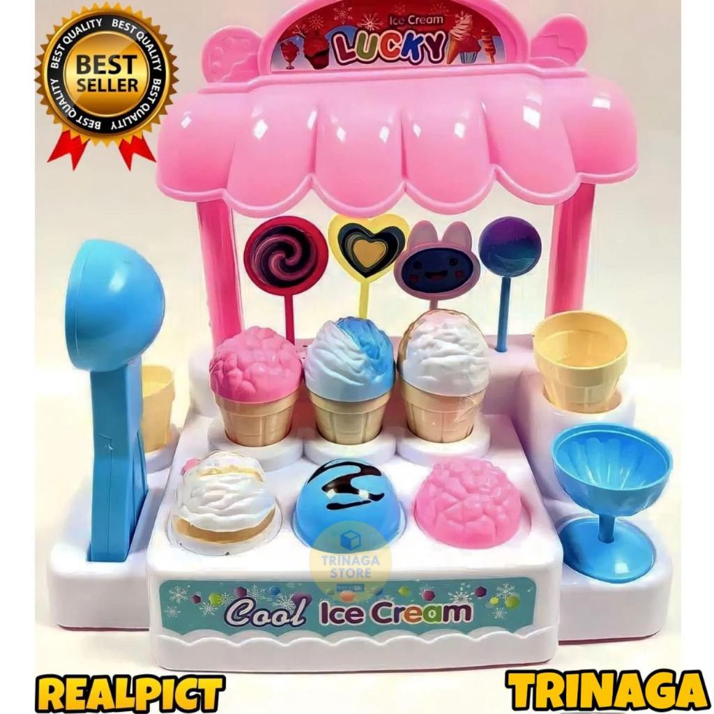 Jual ( BISA COD ) PROMO Mainan Anak Ice Cream Shop / Mainan Es Krim ...