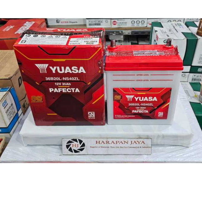Jual AKI MOBIL YUASA PAFECTA NS40ZL / 36B20L (35AH) BASAH | Shopee Indonesia